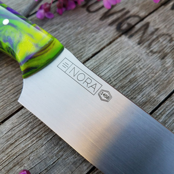 NORA #1458 - 6.5 Inch Utility - "Zombie Night" Shokwood – Nora Knives