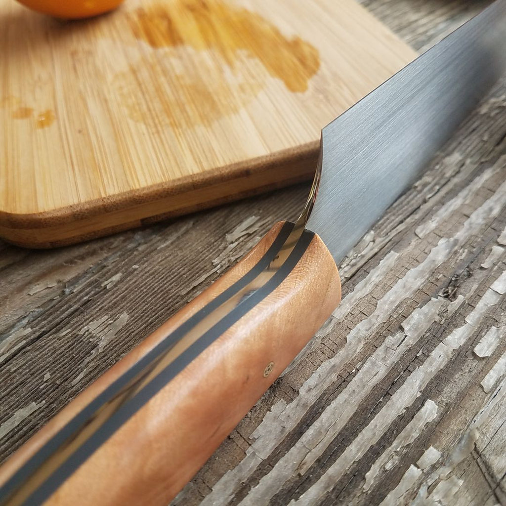NORA #1467 - 7 Inch Line Slayer - Flame Cherry Wood – Nora Knives