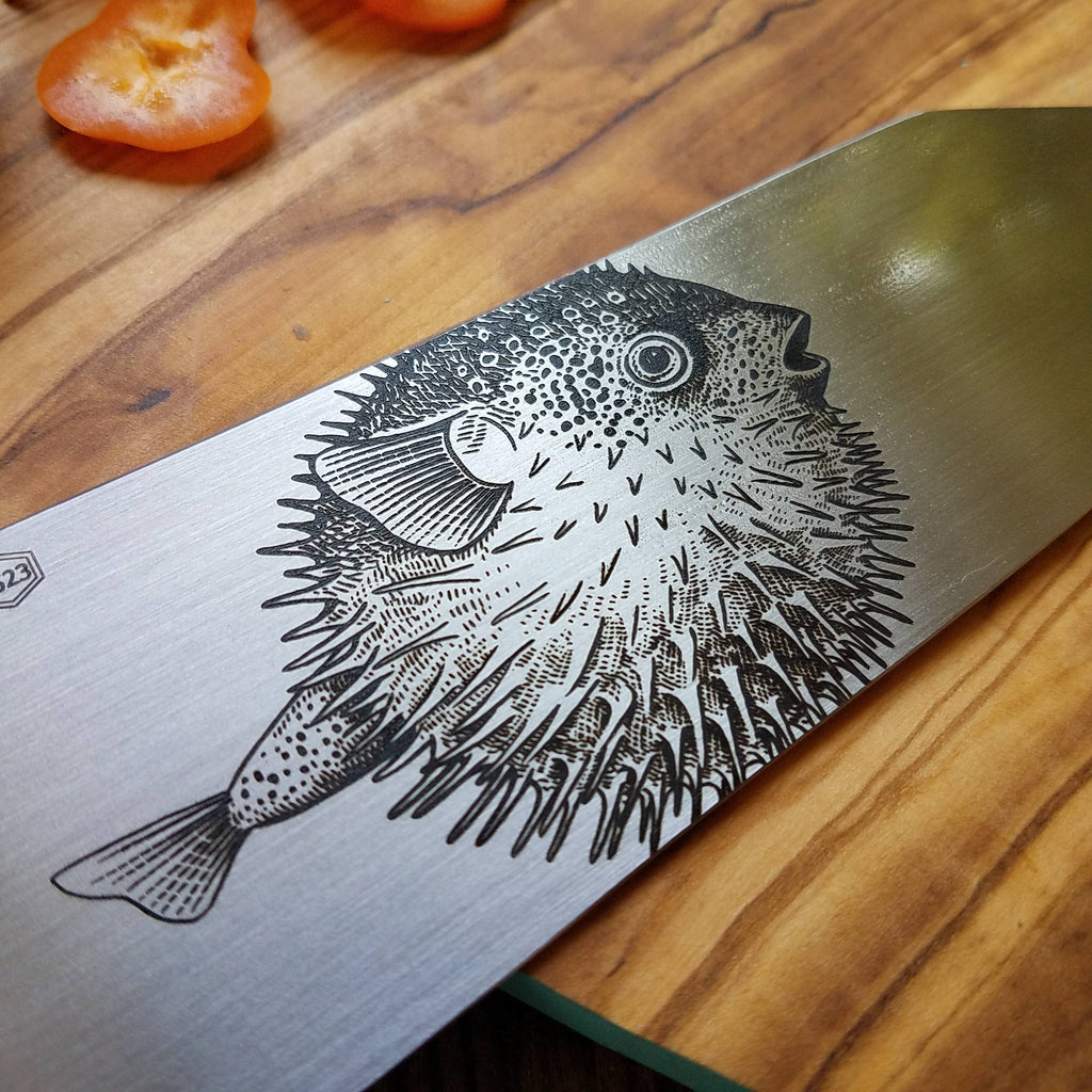 NORA #1523 - 7.5 Kiritsuke - Hootie – Nora Knives