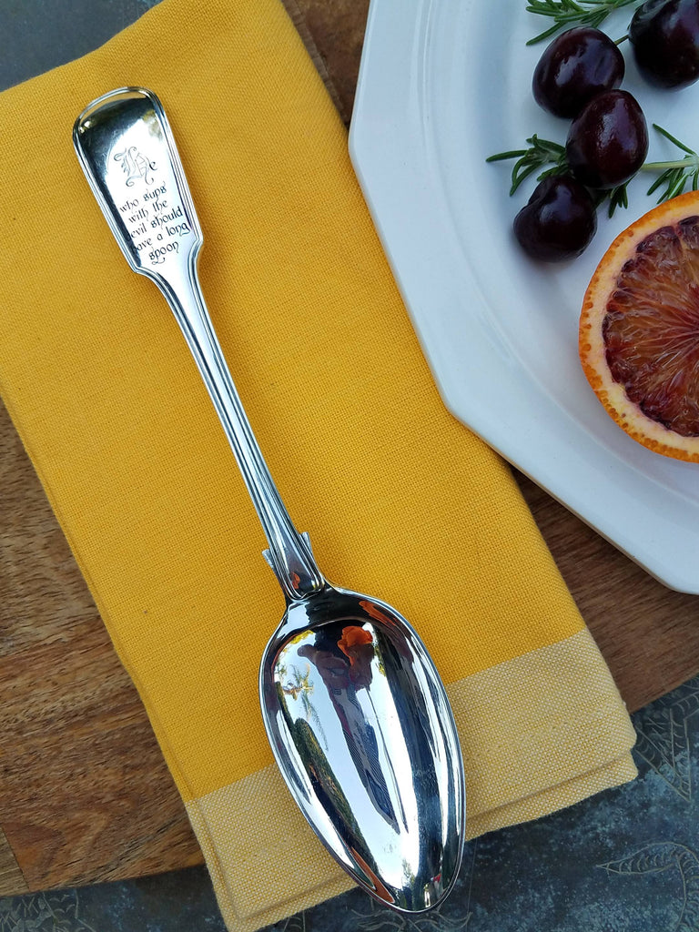 Vintage Spoon - He who sups with the devil... – Nora Knives